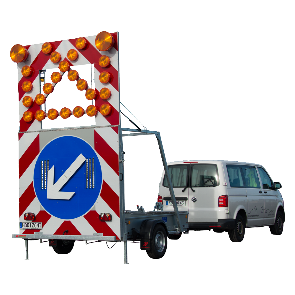 Mobile warning trailer FA1 LR