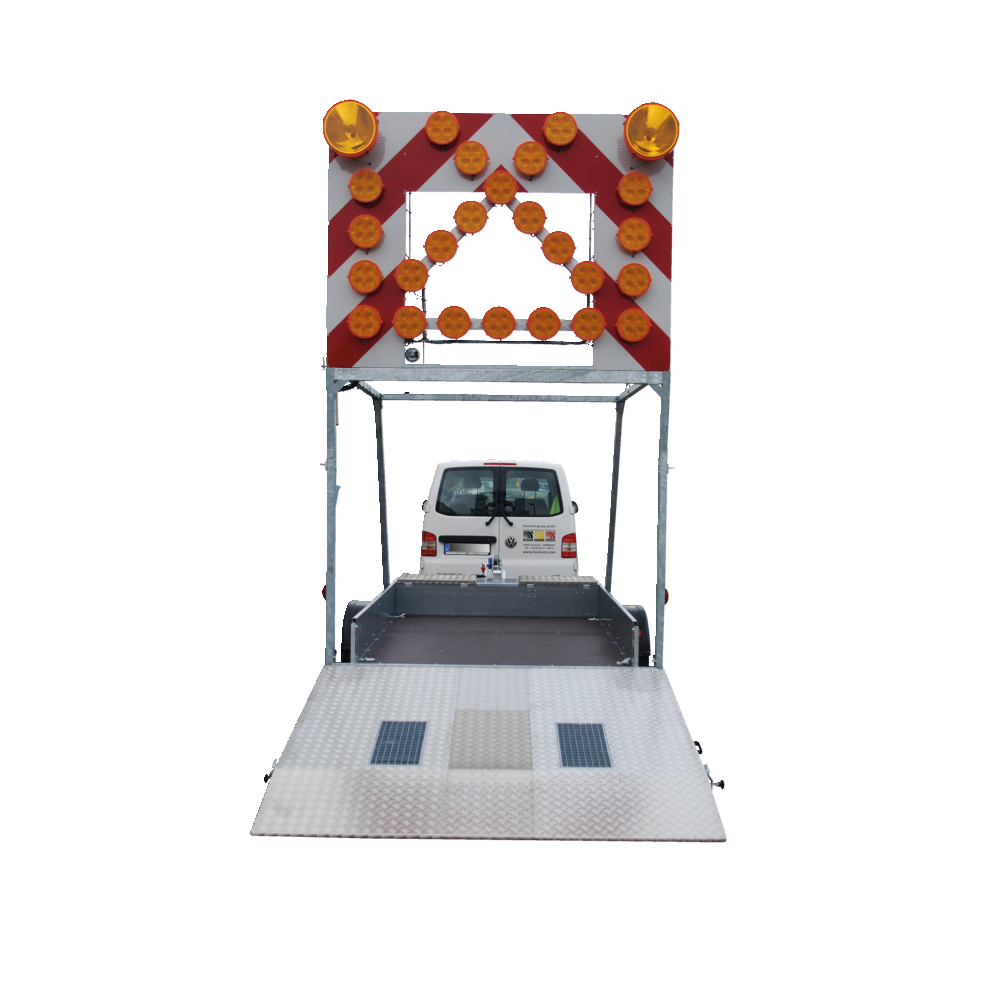 Mobile warning trailer FA1 LR